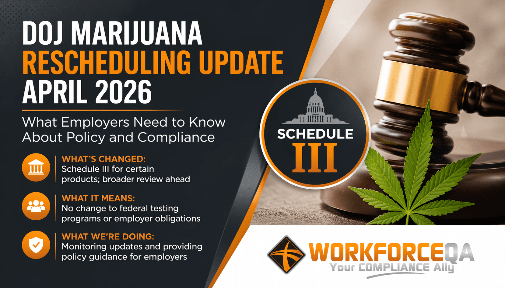 What Does the April 23, 2026 DOJ Order on Marijuana Rescheduling Say?