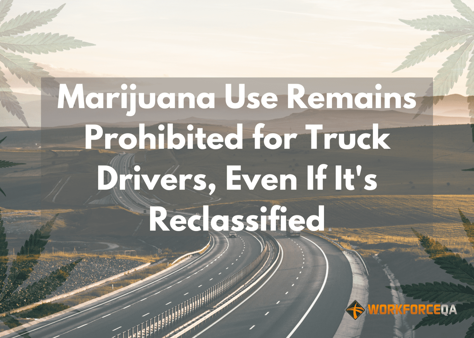 DOT: Marijuana Use Remains Prohibited for Truck Drivers, Even If It’s ...